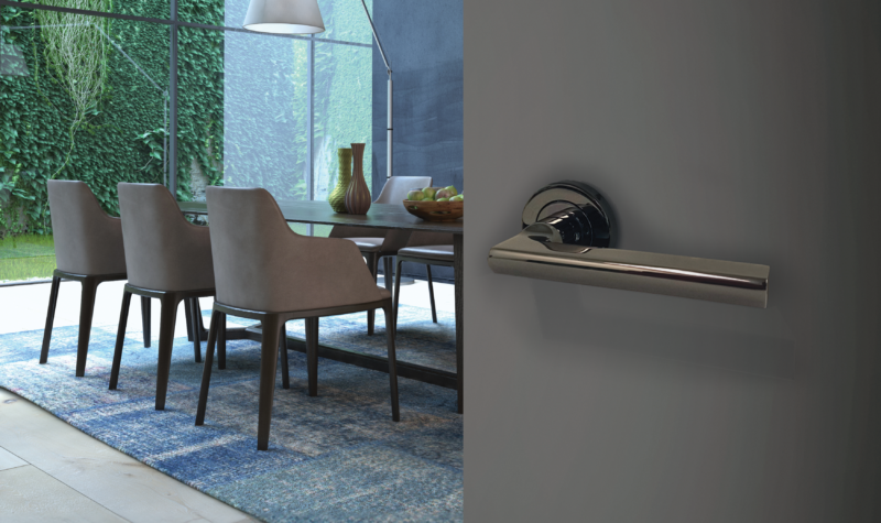 NEW Black Chrome Door Handle | Miles Nelson