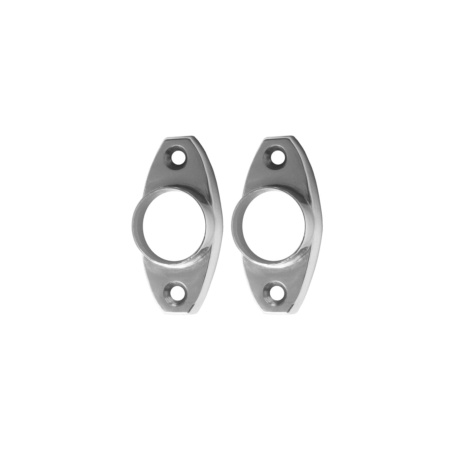 Towel Rail Open End Oval Bracket Chrome for Round 19mm Tube – Miles Nelson