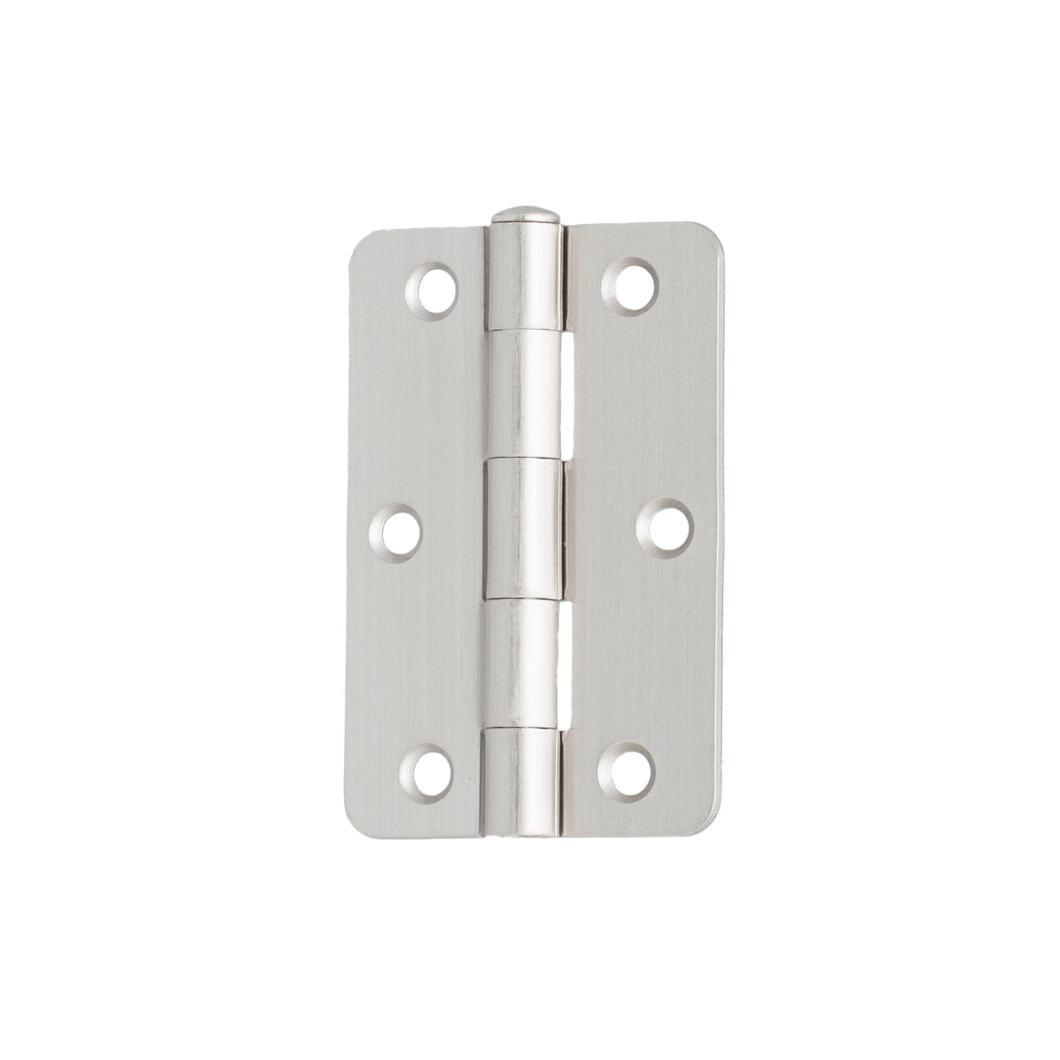 Hinge Radius Edge 90 X 60mm Satin Nickel – Miles Nelson
