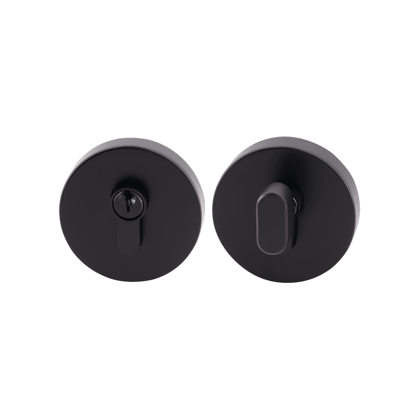 Round Deadbolt Matt Black – Miles Nelson