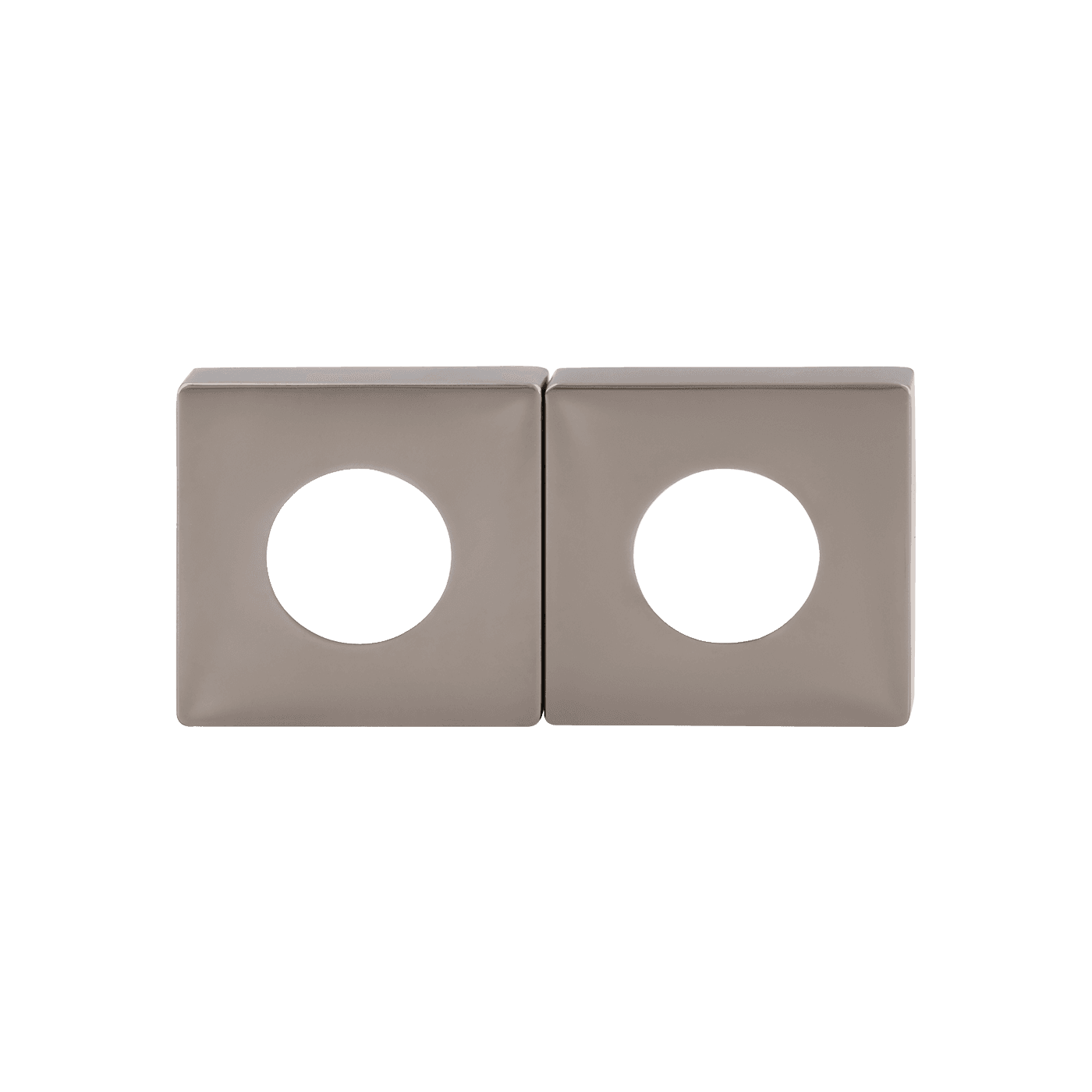 Square Rosette Cover for S Range Passage and Dummy Satin Graphite ...