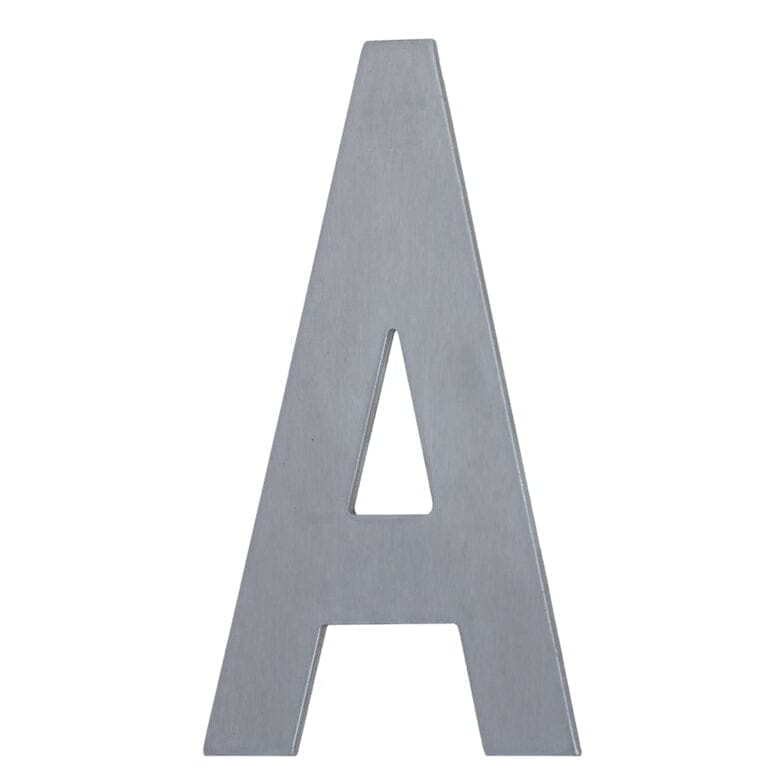 House Letter ‘A’ – Concealed fix 100mm Stainless Steel | Miles Nelson