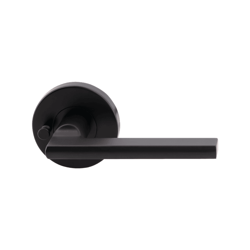 Sara Lever Integrated Privacy Set Matt Black | Miles Nelson