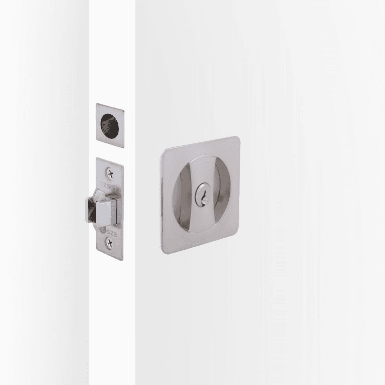 Cavity Slider Locking Kit – Square – Satin Nickel | Miles Nelson